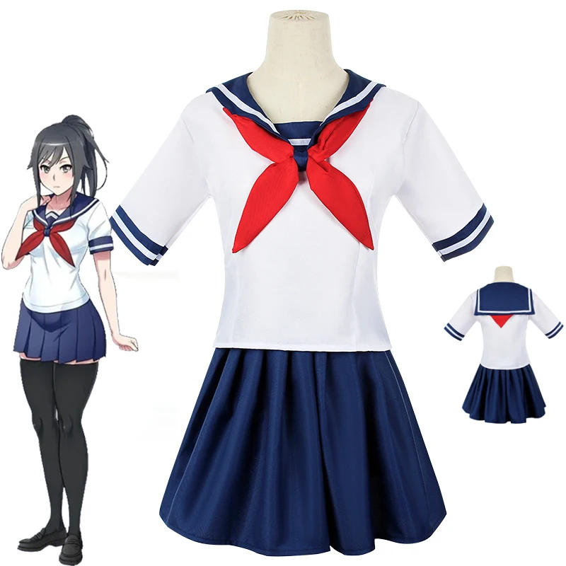 Game Yandere Simulator Ayano Aishi Cosplay Costumes Anime Girls JK ...