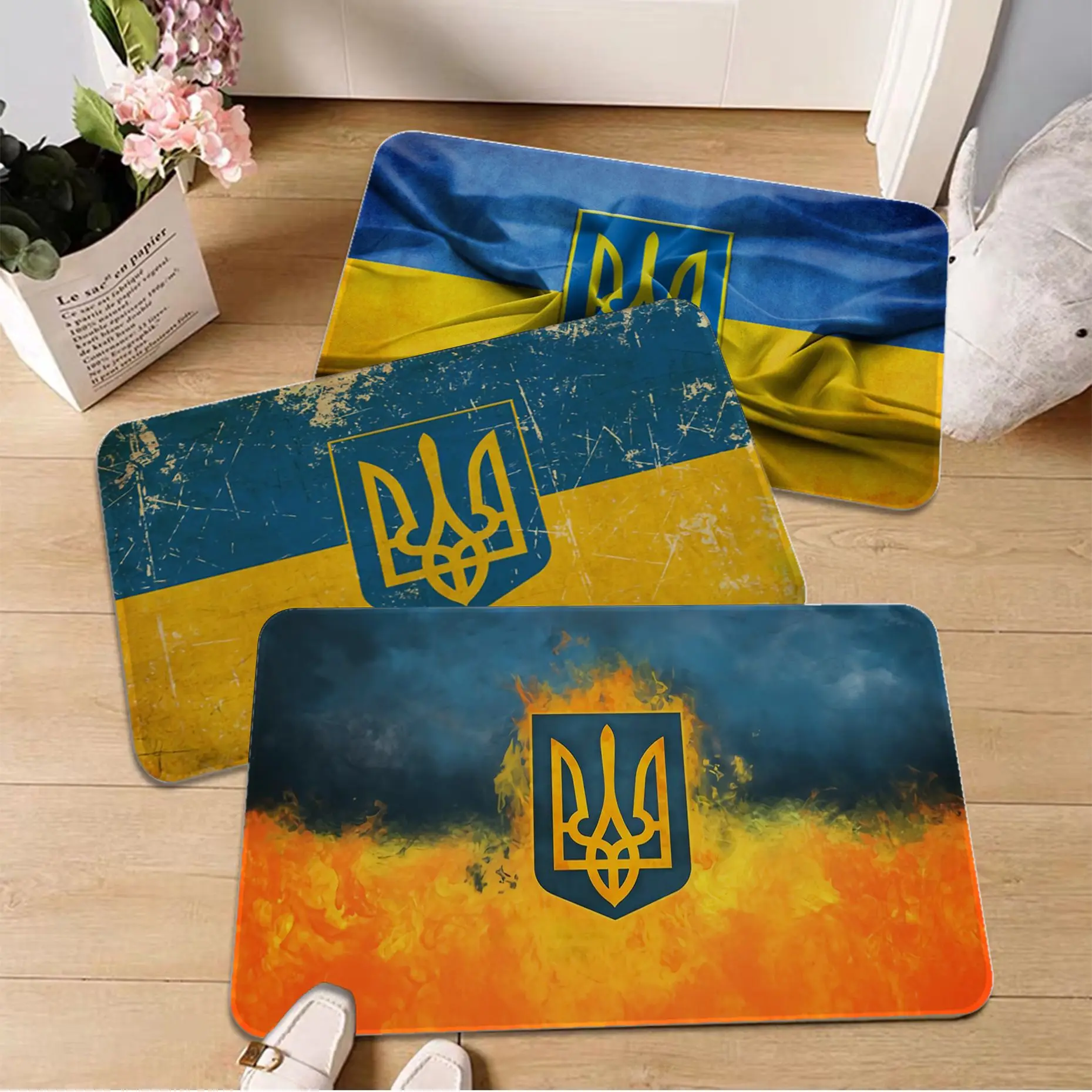 Ukraine-Flag-Bathroom-Mat-Kids-Room-Bedroom-Decoration-Balcony-Anti ...
