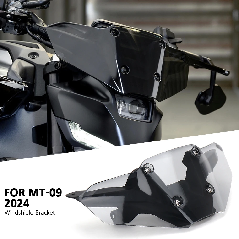 MT09-2024-Motorcycle-Wind-Deflector-Shield-Screen-Bracket-Windshield-Windscreen-For-YAMAHA-MT-09 ...