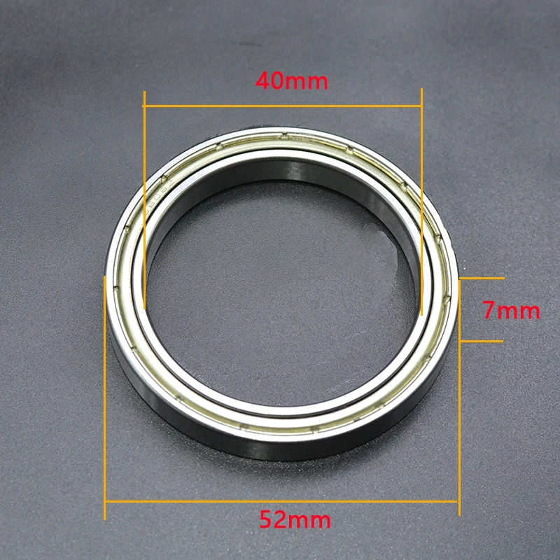 2/PCS 6808ZZ bearings High quality Miniature seal Deep Groove Ball ...