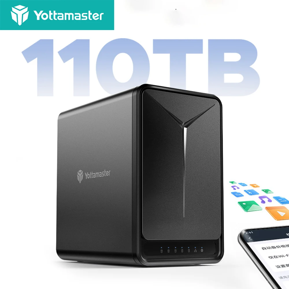 Yottamaster 2.5/3.5'' SATA HDD SSD Enclosure Raid NAS CPU DDR4 RAM ...