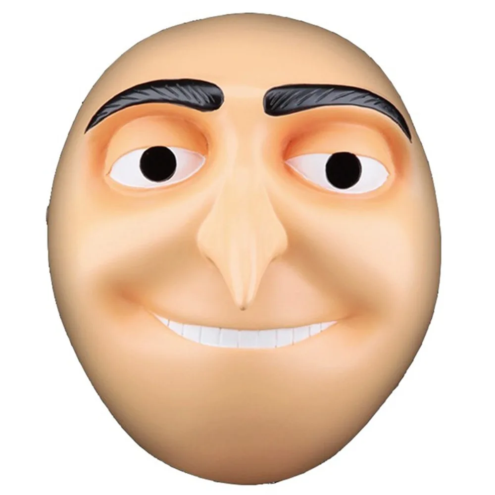 Gru Mask Full Head Mask Halloween Fancy Dress Latex Mask Cosplay Party ...