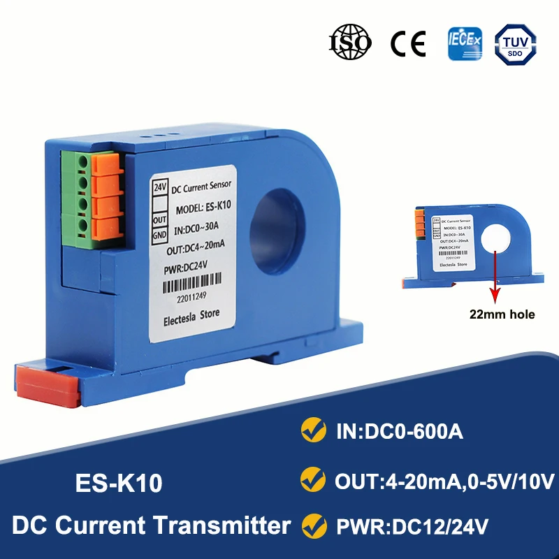 DC-Electric-Current-Sensor-0-600A-Input-4-20mA-0-10V-Output-24v-Power ...