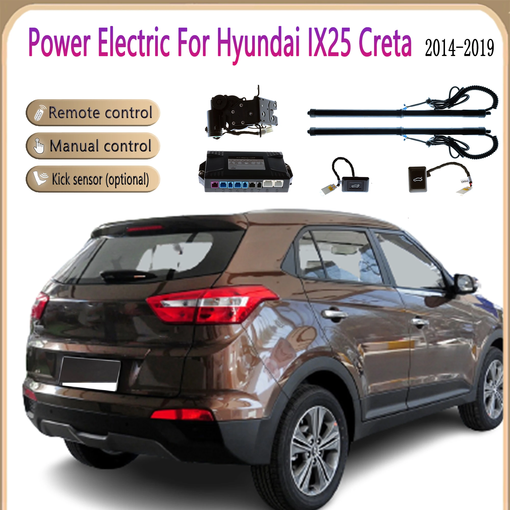 Car-Electric-Tailgate-Power-Liftgate-Auto-Trunk-Rear-Door-Opener-For-Hyundai-IX25-Creta-2014 ...