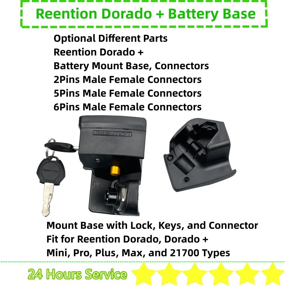 Reention Dorado Battery Connector Plug Mount Base Plate Bracket Holder ...