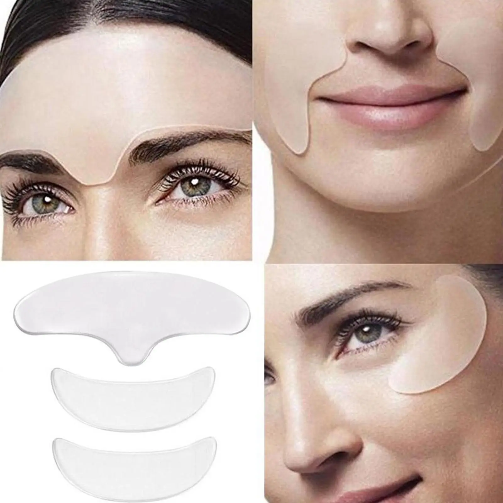 Women-Anti-Wrinkle-Patch-Face-Eye-Forehead-Invisible-Anti-aging-Pad ...