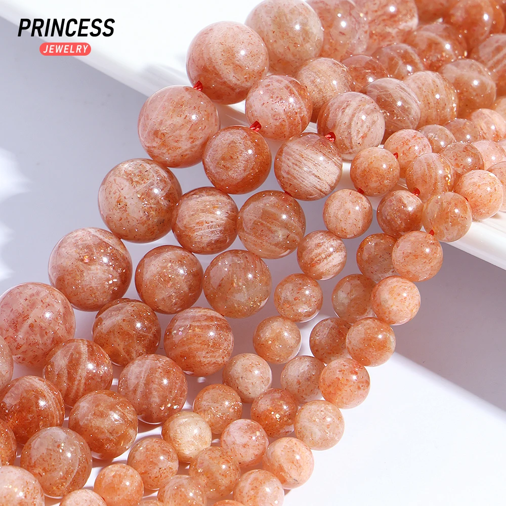A-Natural-Brazil-Golden-Sunstone-Loose-Beads-for-Jewelry-Making ...
