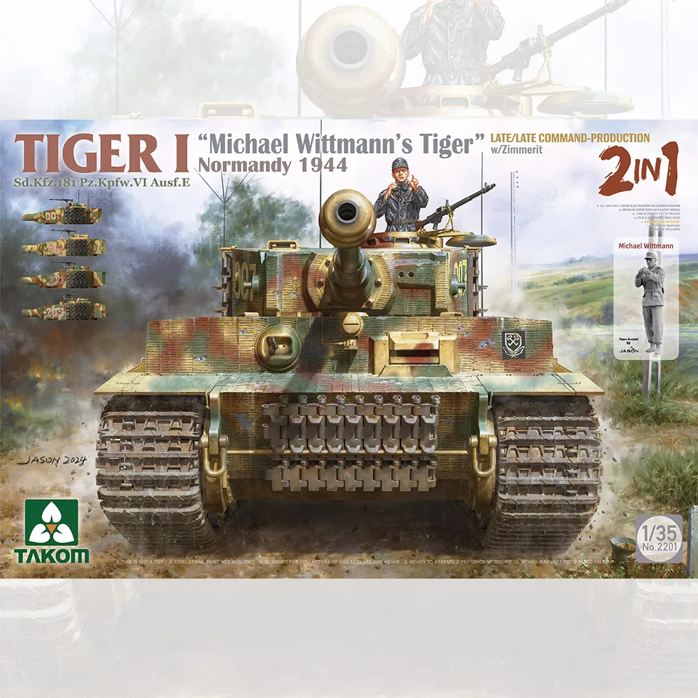 Tigre-I-Michael-Wittmann-s-Tigre-Normandia-1944-Comando-Tardio-Produ-o ...