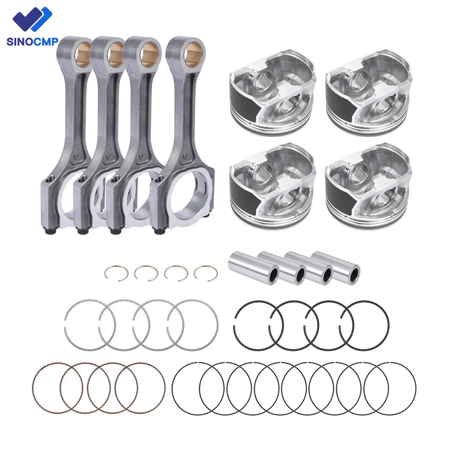 23040-2G200 23410-2G201 23510-2G5002 3040-2G200 Connecting Rod Piston ...
