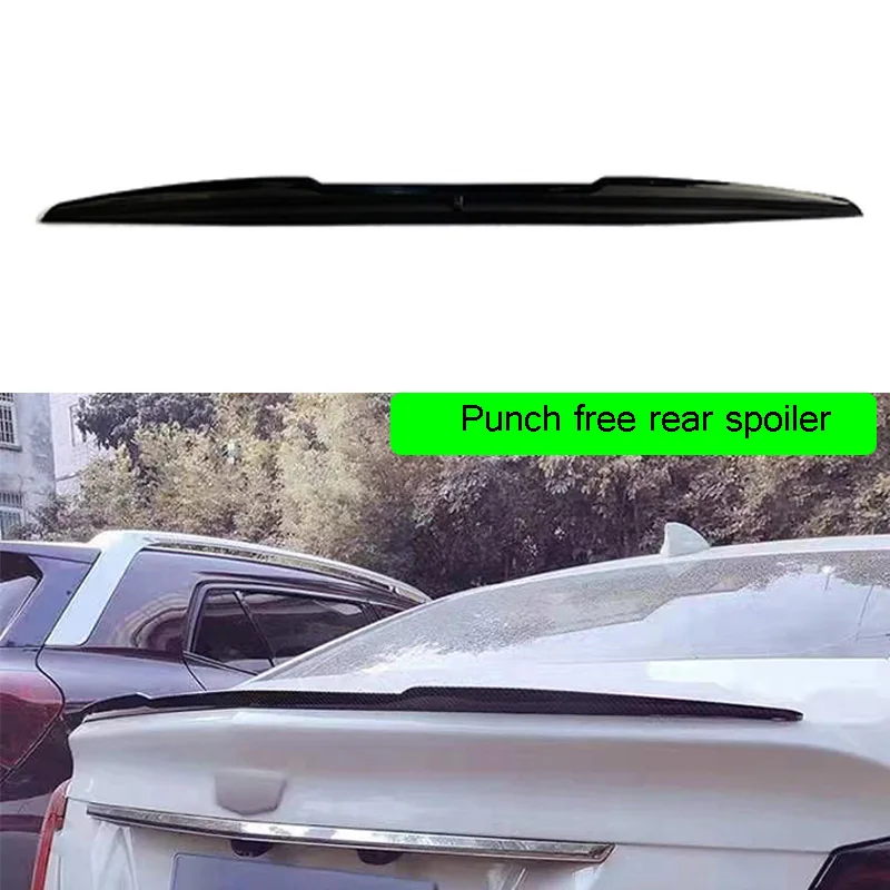 Universal-Car-Rear-Spoiler-Center-Black-Wing-Trunk-Spoiler-Top-Car-Free ...