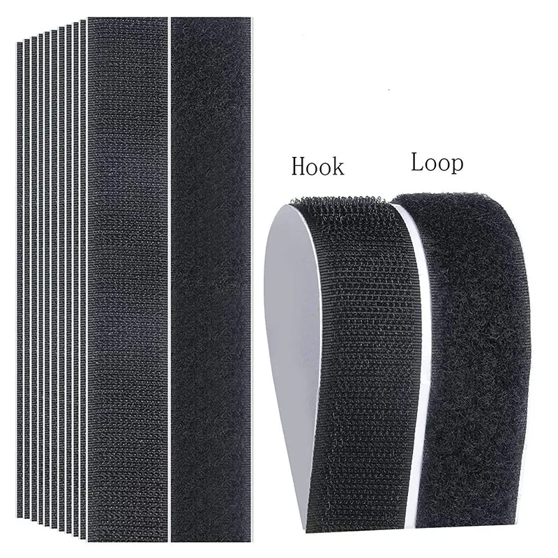 5M/Pair Strong Glue Self Adhesive Straps Hook and Loop Fastener Non ...