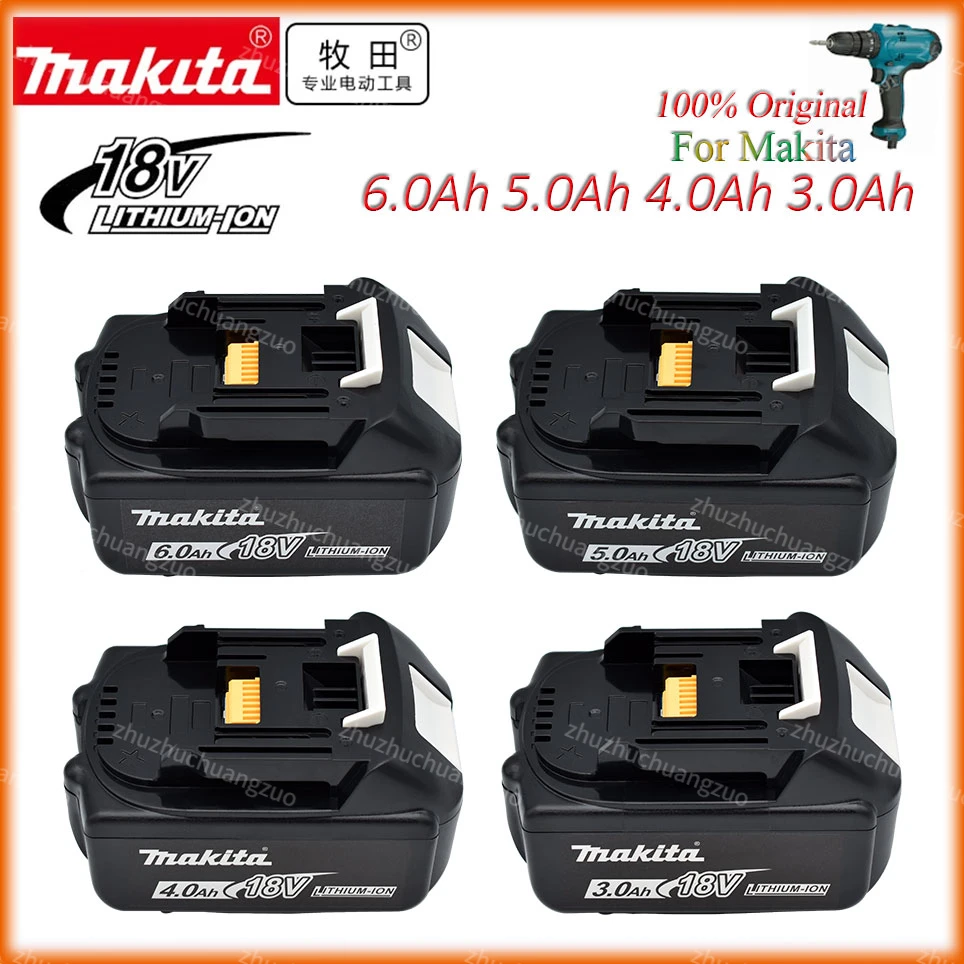 Original-Makita-18V-6Ah-5Ah-4Ah-3Ah-Li-Ion-Rechargeable-Battery-18v ...