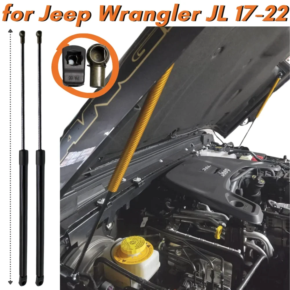 Qty-2-Hood-Struts-for-Jeep-Wrangler-JL-2017-2022-for-Gladiator-Front ...