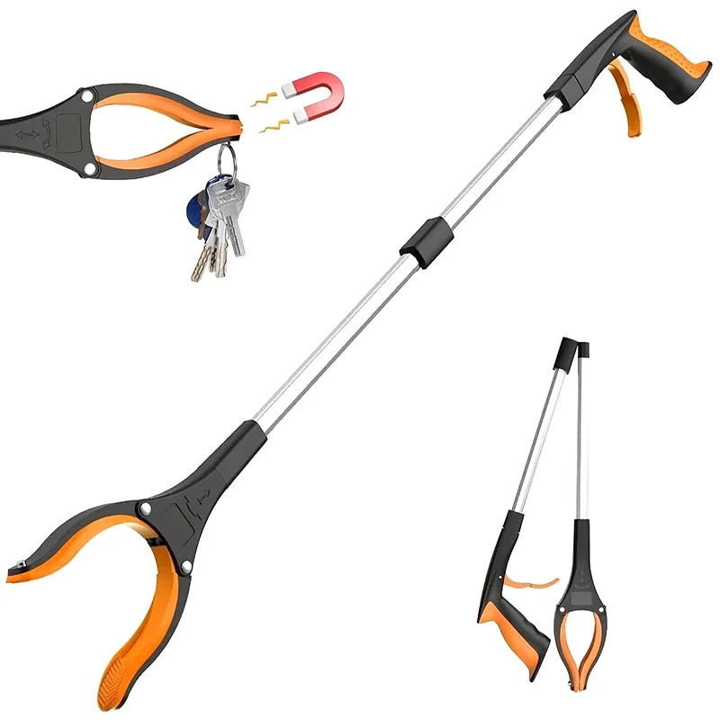 32 Inch Extra Long Foldable Grabber Reacher Pickers Garbage Pick Up ...