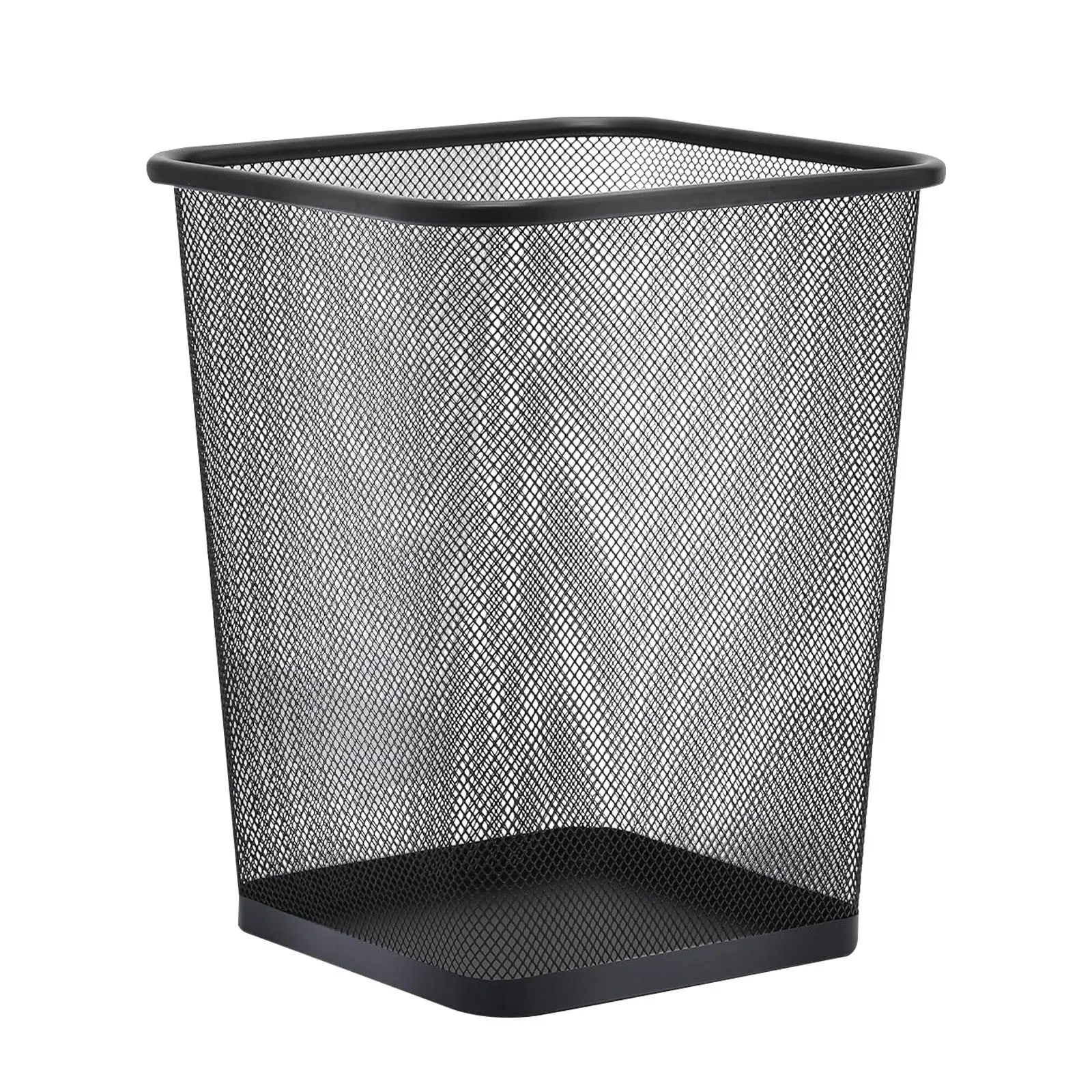 Small-Mesh-Trash-Can-For-Office-Waste-Under-Desk-Garbage-Black-The ...