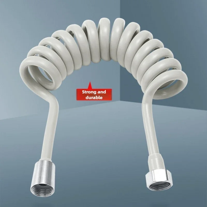 1PC 2m 3m 5m Spring Shower Hose Meters Water Plumbing Hose Plastic ...