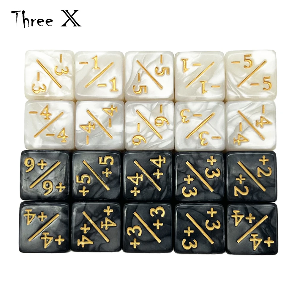 10-Pieces-Counters-Token-Dice-Marble-Cube-D6-Dice-for-Mtg-CCG-Card ...