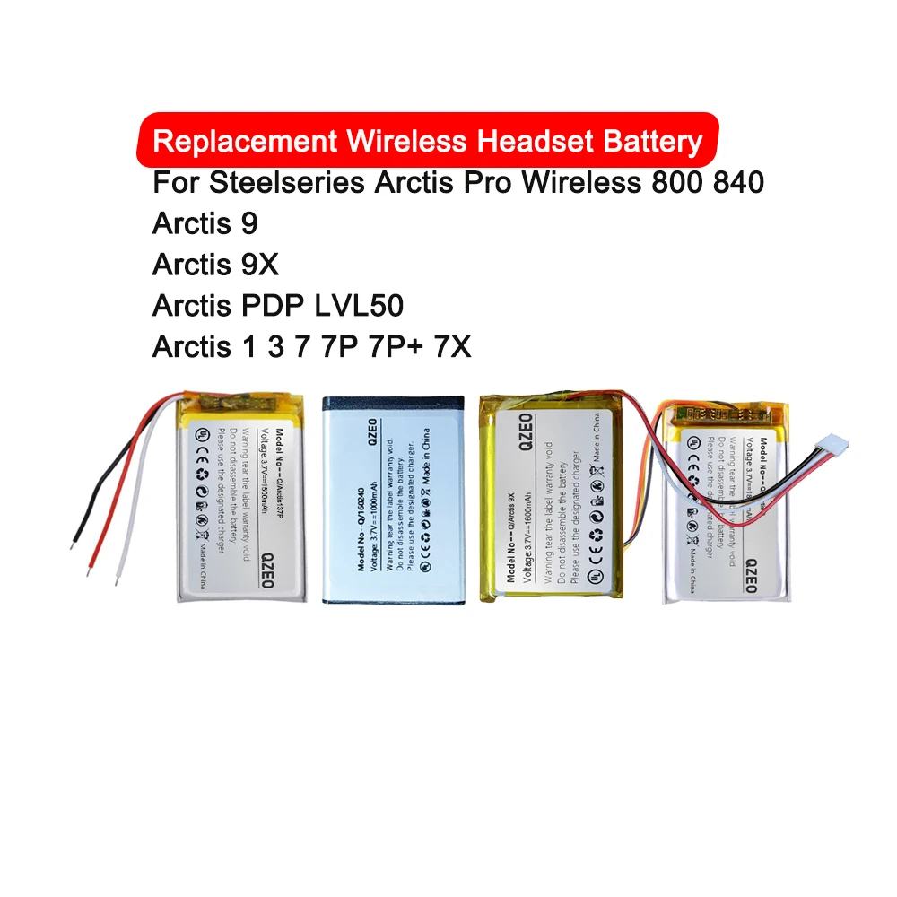 Replacement Battery for Steelseries Arctis Pro Wireless Siberia 800 840 ...