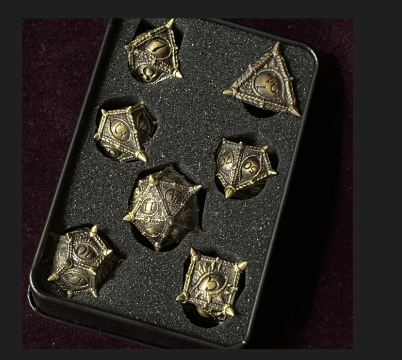 DND-Dices-Set-Metal-DND-Dice-D20-D6-for-Dungeons-Dragon-D-D-COC-RPG ...