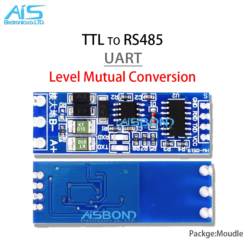 New-TTL-to-RS485-to-485-to-serial-port-UART-level-mutual-conversion ...