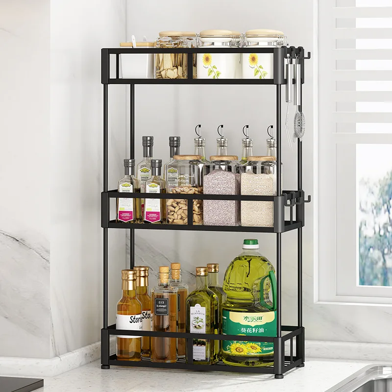 Kitchen-Spice-Rack-Table-Top-Oil-Salt-Sauce-and-Vinegar-Storage-Rack ...