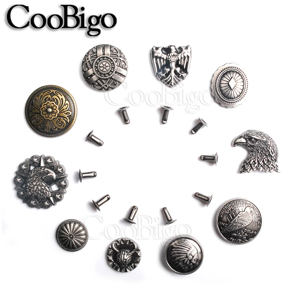 Tachuelas-con-remaches-de-Concho-tachuelas-con-pinchos-para-decoraci-n ...