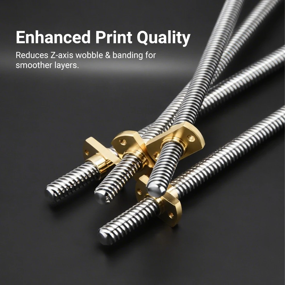 Tornillo de avance T8 OD 8mm paso de avance 2mm 365mm tornillo de ...