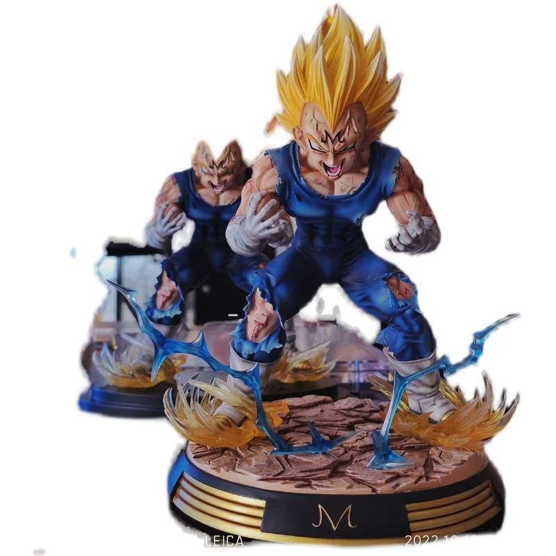 Anime DragonBall Z GK Squatting Vegeta Figure Self destruct Majin ...