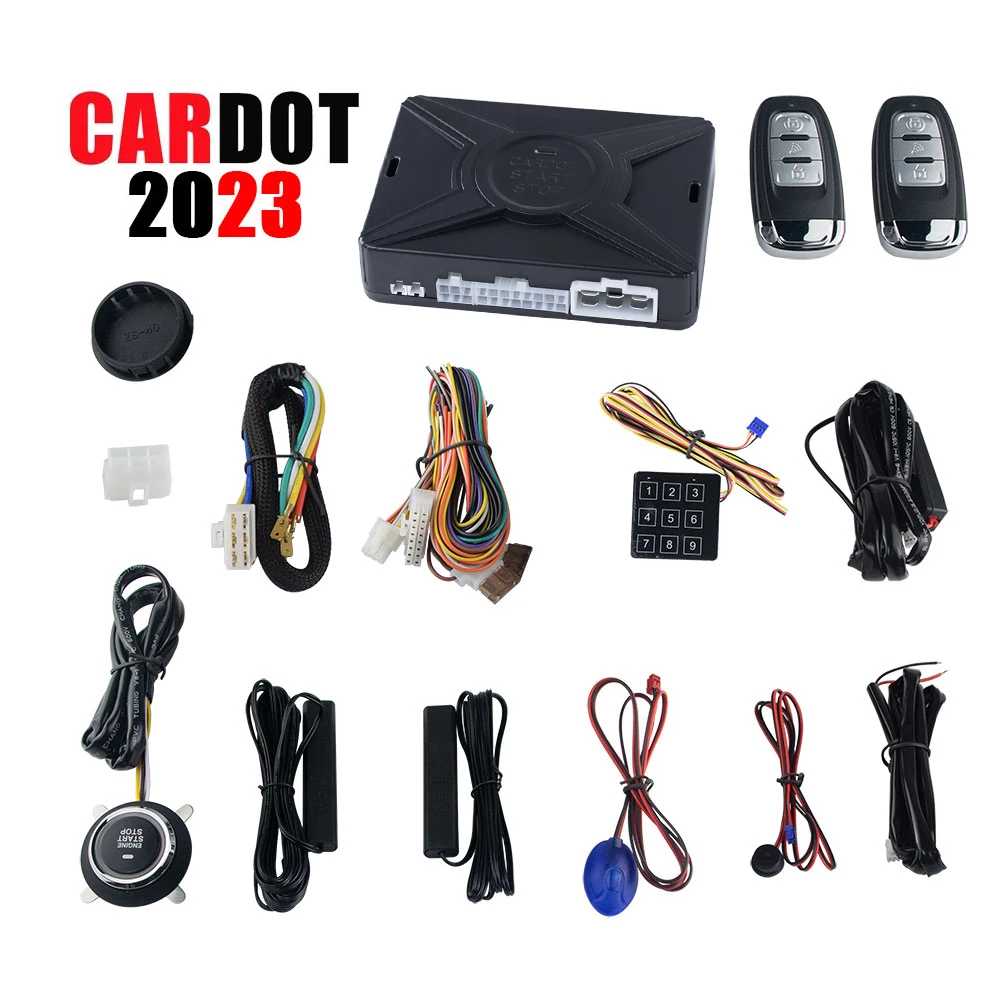 Cardot 2022 Car Electronics Cheap Remote Start Stop Engine Car Alarm ...