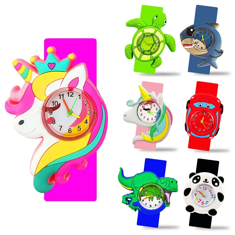 Cartoon-Children-Watches-Baby-Study-Time-Toy-Bracelet-Kids-Digital ...