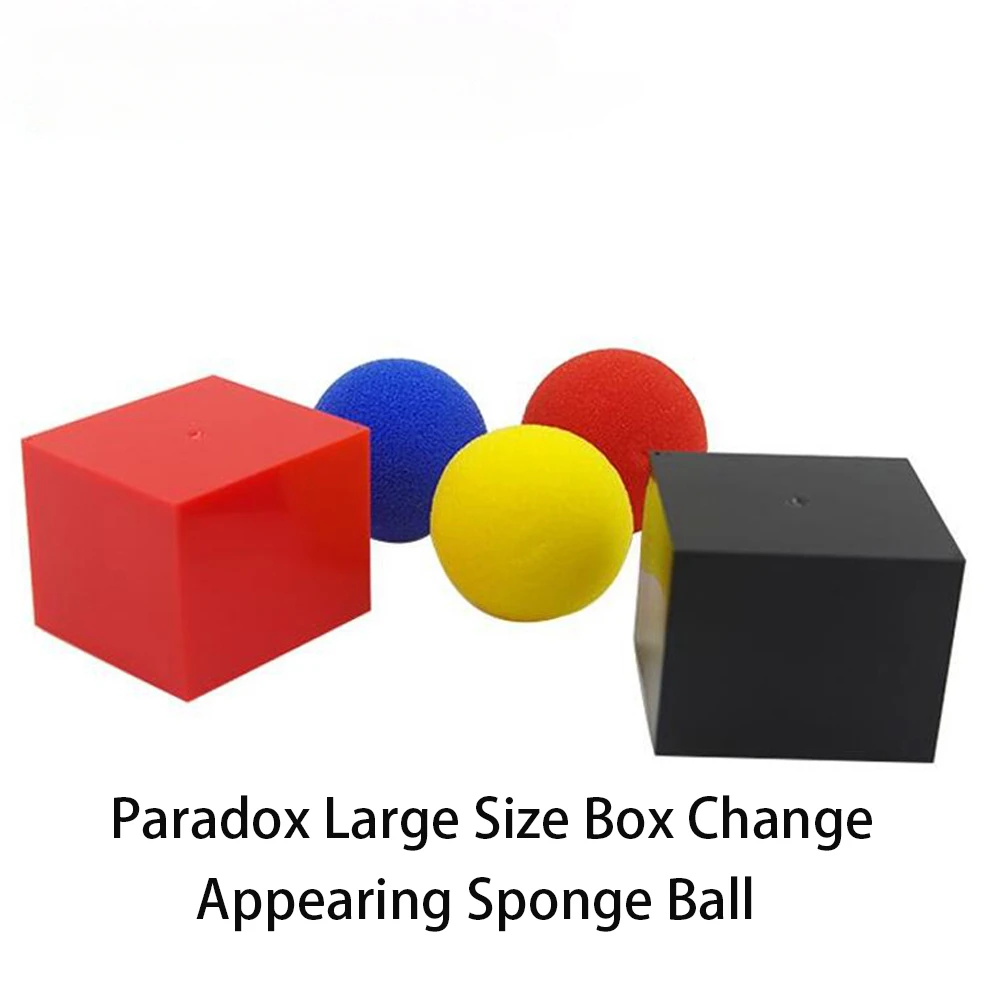 Paradox-Large-Size-Magic-Tricks-Box-Change-Appearing-Sponge-ball-Magie ...