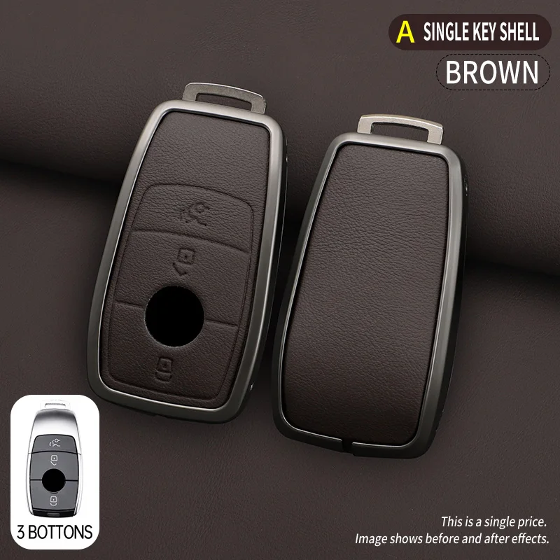 Zinc-alloy-Car-Remote-Key-Case-Cover-Shell-Fob-For-Mercedes-Benz-A-C-E ...