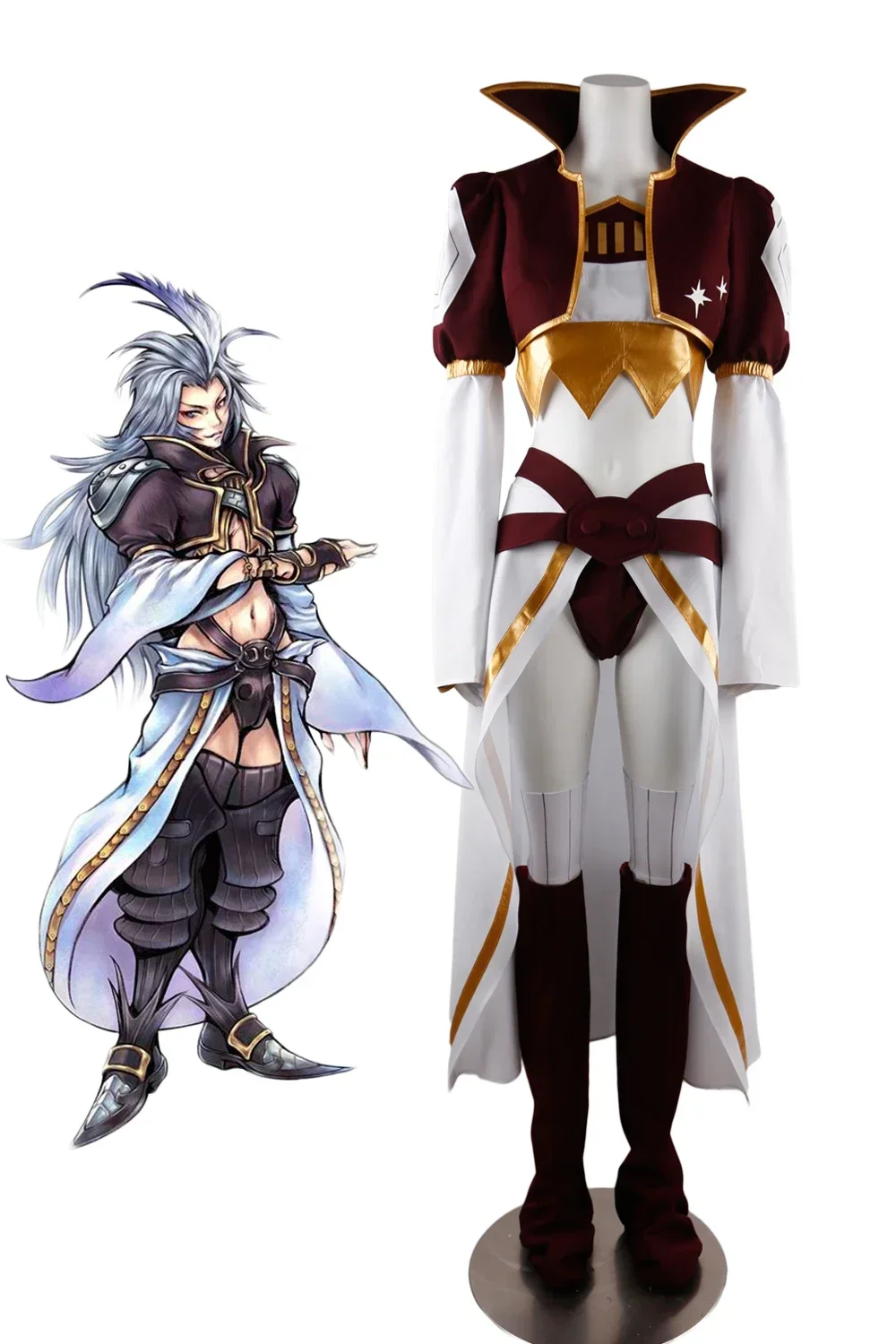 Kuja Cosplay Costume - Final Fantasy IX FF9 Full Set Custom Made ...