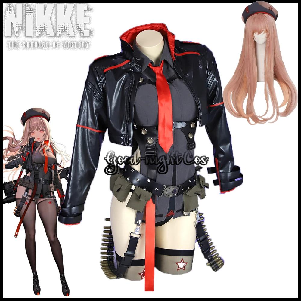 New Game NIKKE Goddess Of Victory Rapi Cosplay Costume With Hat Wig ...