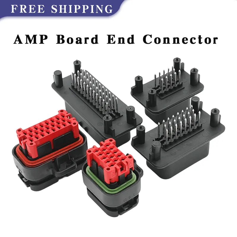 1-5-20-PCS-AMP-Board-End-Connector-26-34-PIN-ECU-Integrated-Controller ...