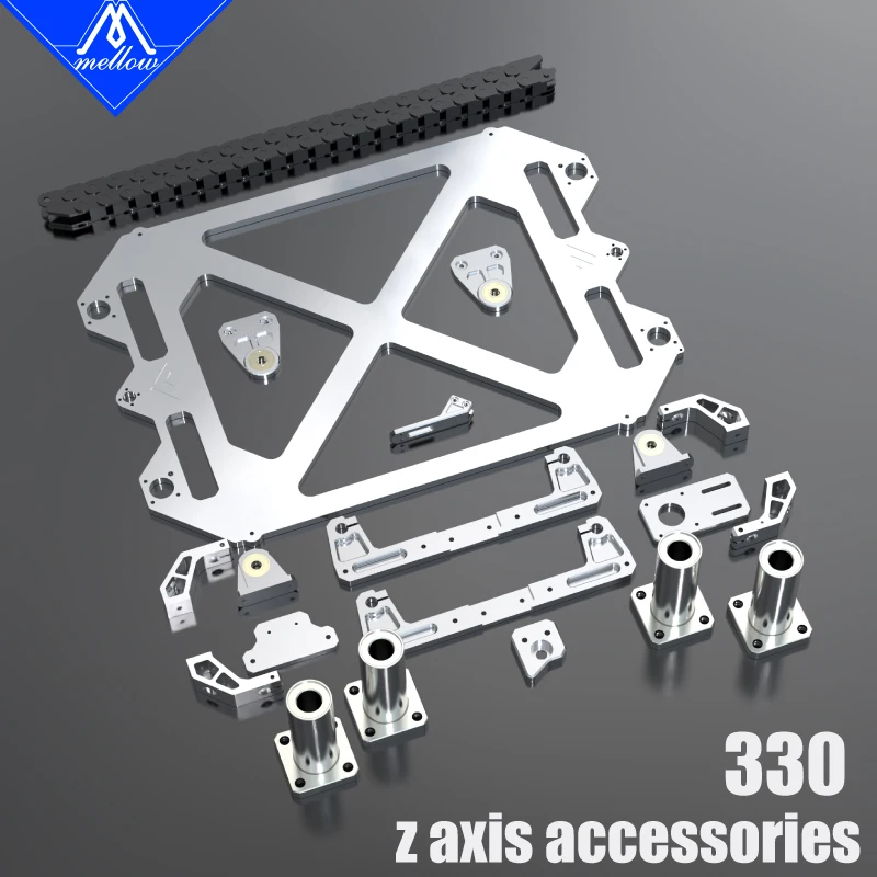 Mellow High Precision All Metal CNC Z Axis Bracket Kit For VzBoT 330 3D ...