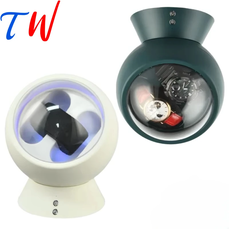 Personalized custom logo Watch Winders Automatic Display Watch Case Box ...