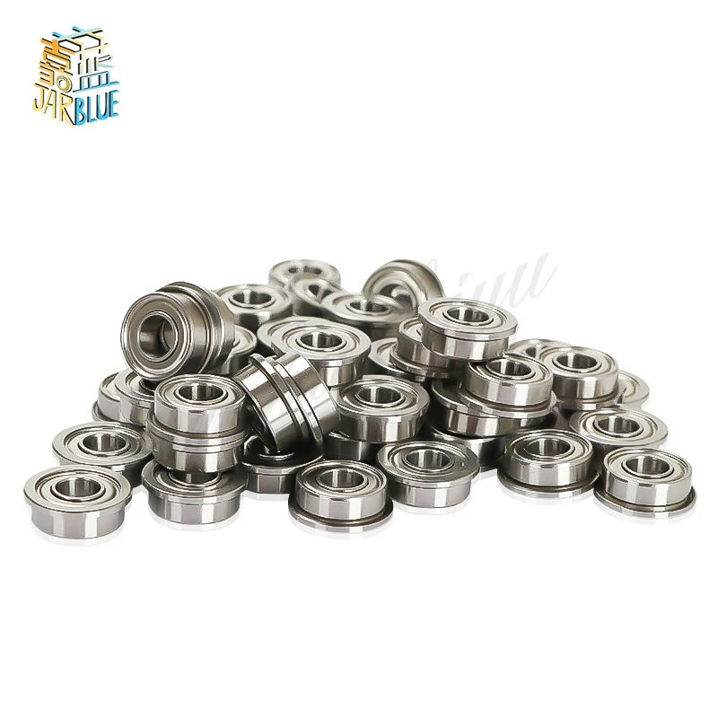 F683zz Flanged Bearings | Metal Flanged Bearings | Ball Bearings Flange ...