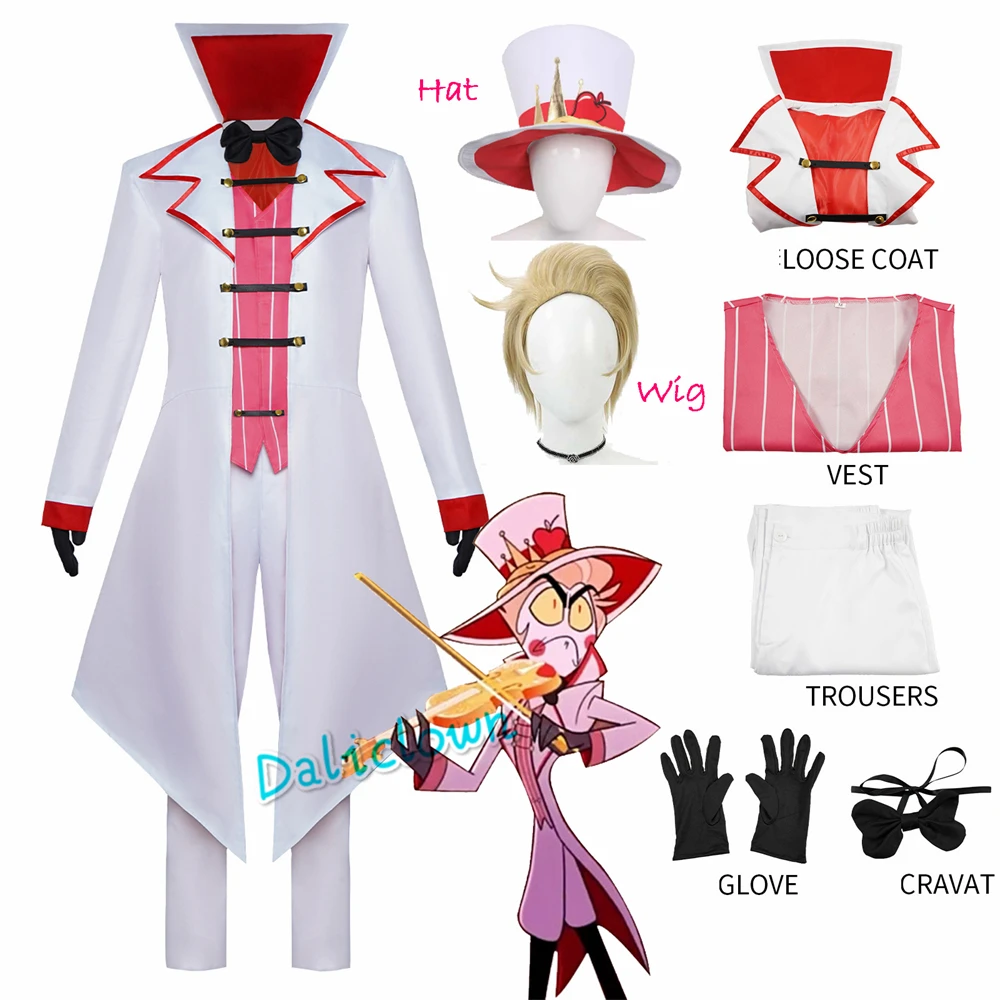 Hazbin-Lucifer-Cosplay-Fantasia-Anime-Hotel-Costume-Disguise-Men-Women ...