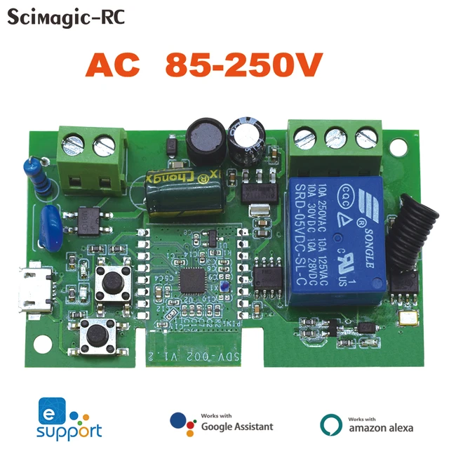 5Db 1 Csatornás Usb5V Ac/Dc 7-32V Ac 85-250V Smart Hangszóró Vezeték ...
