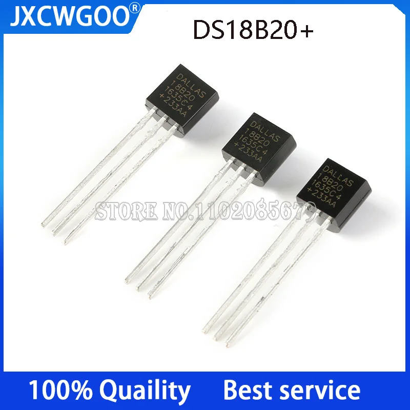 10PCS-DS18B20-marking-18B20-DS18B20-TO-92-Programmable-digital ...