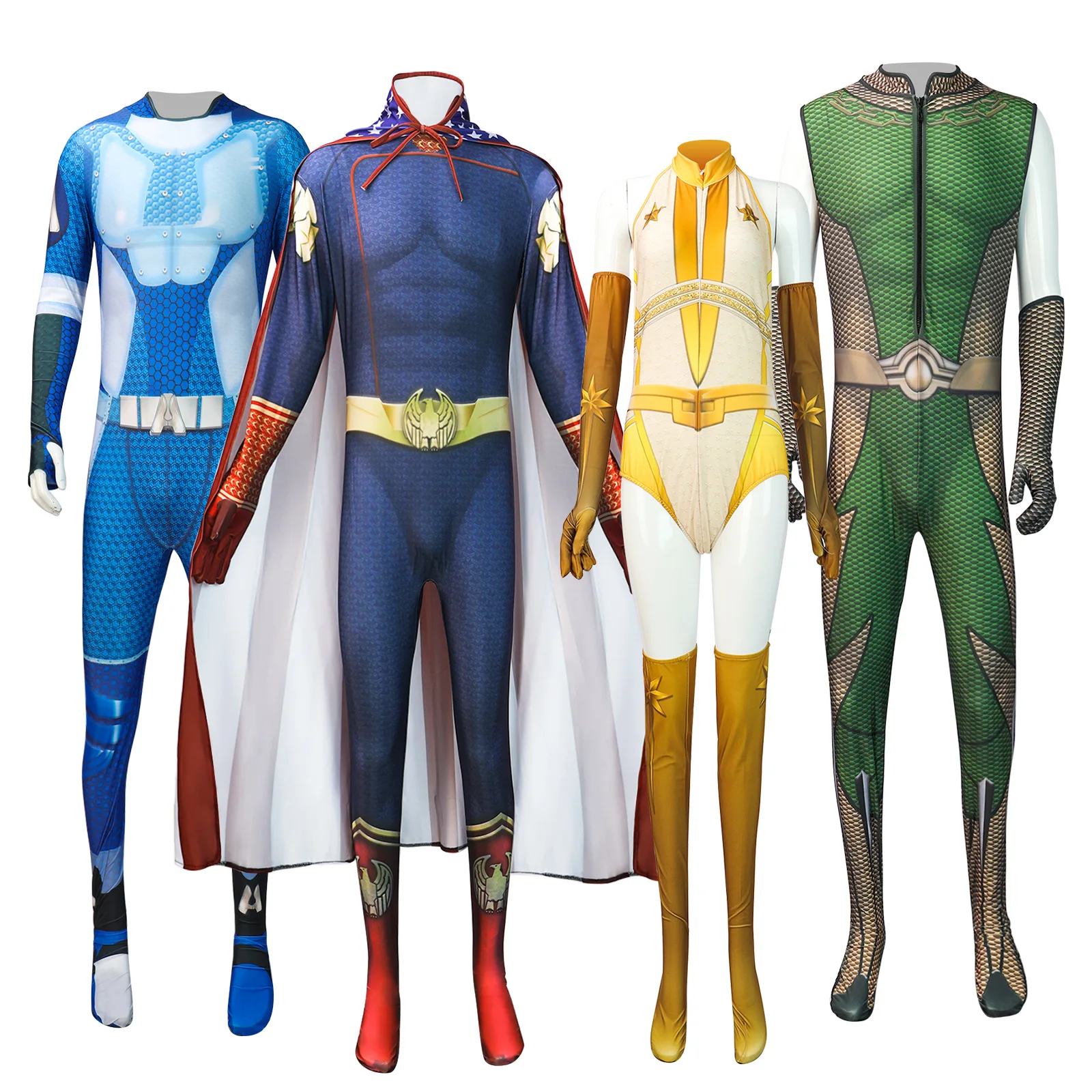 The-Boys-Black-Robe-Scout-cosplay-costume-Homelander-set-jumpsuit-Iron ...