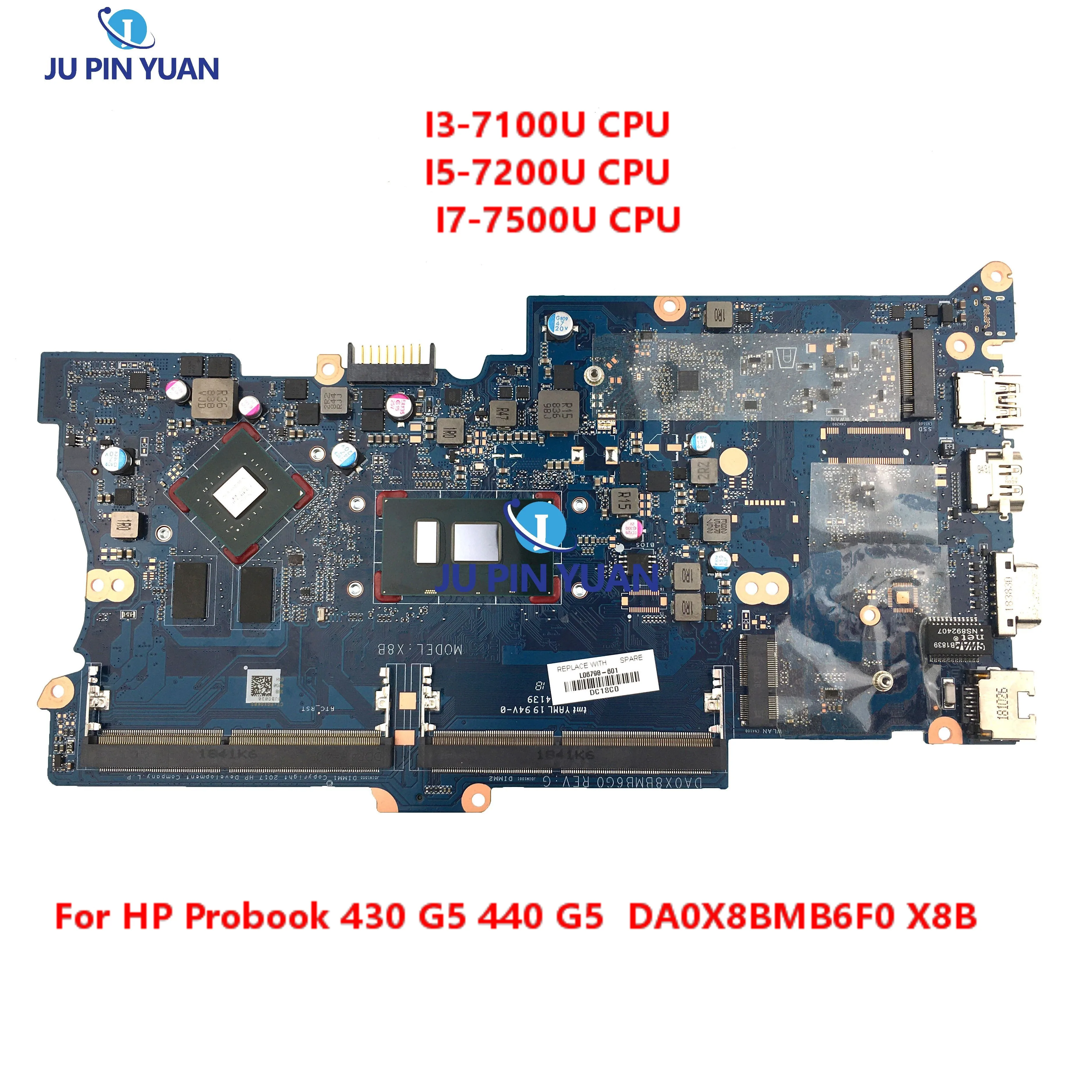 L06798-601-Mainboard-For-HP-Probook-430-G5-440-G5-Laptop-Motherboard ...