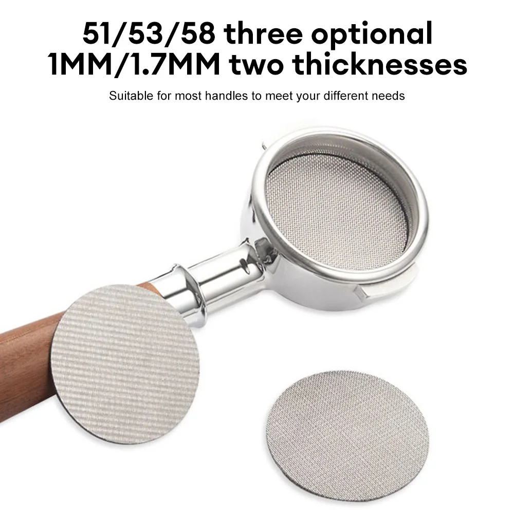 51-53-58mm-Stainless-Steel-Coffee-Filter-Screen-Heat-Resistant-Filter ...