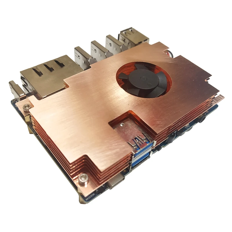 Orange-Pi-5-Plus-Copper-Case-with-Fan-Active-Cooling-Radiator-with ...