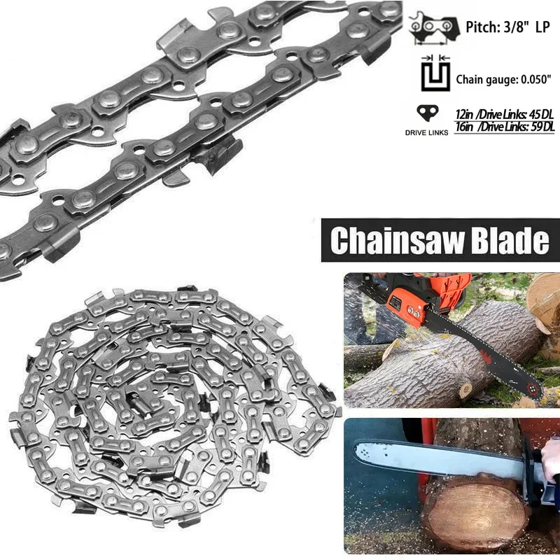 10-12-16Inch-050-Gauge-Semi-Chisel-Chainsaw-Chain-3-8-LP-Saw-Chain-40 ...