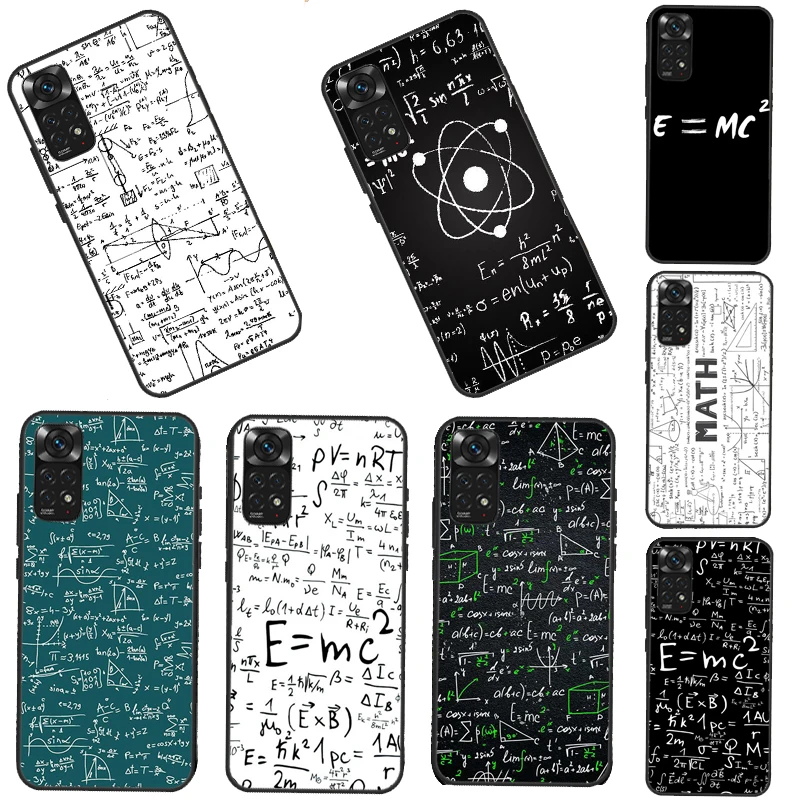 Physic Equations E=mc2 Math Phone Case For Xiaomi Redmi Note 11 10 9 ...