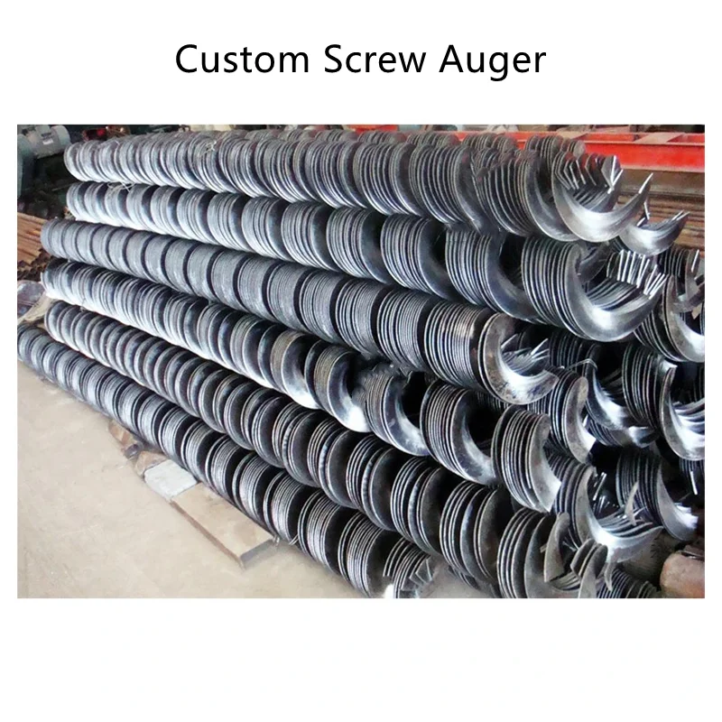 OEM-Customize-Conveyor-Auger-Steel-Spiral-Shaftless-Sectional-Helical ...
