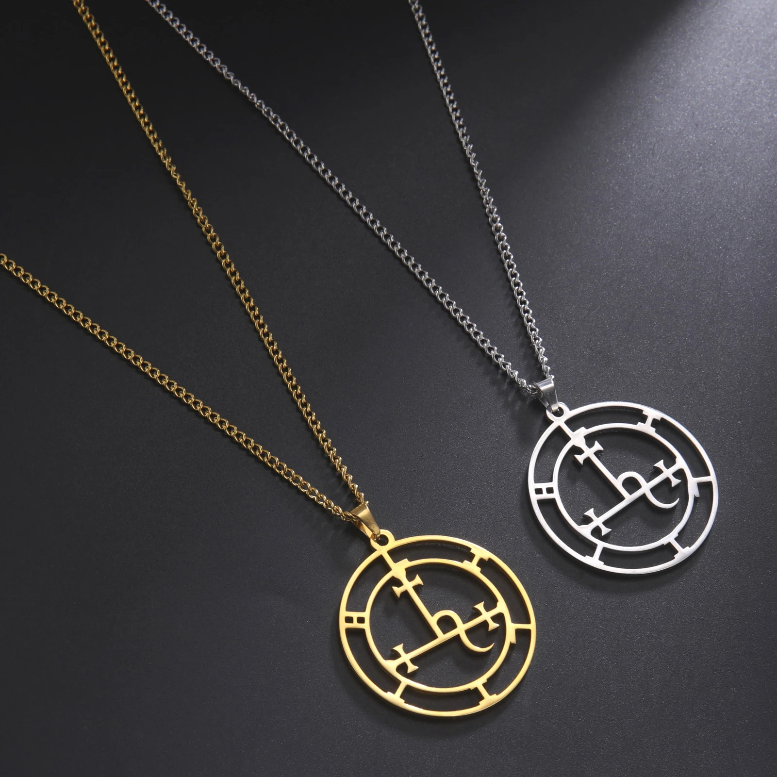 Jeshayuan-collar-de-acero-inoxidable-con-forma-de-demonio-amuleto ...