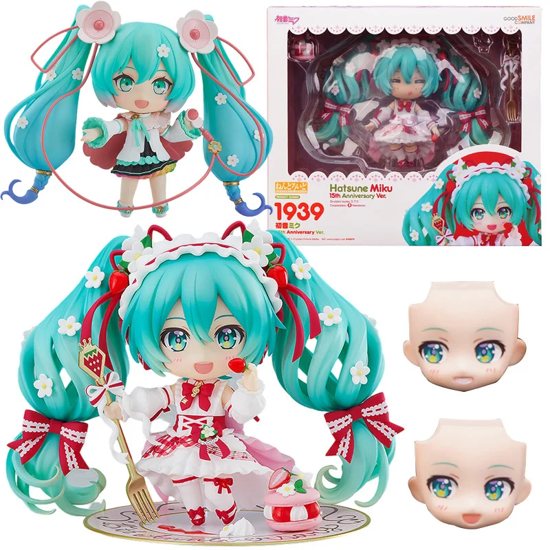 10cm-1939-Hatsune-Miku-Anime-Figure-15th-Anniversary-Strawberry-Miku ...